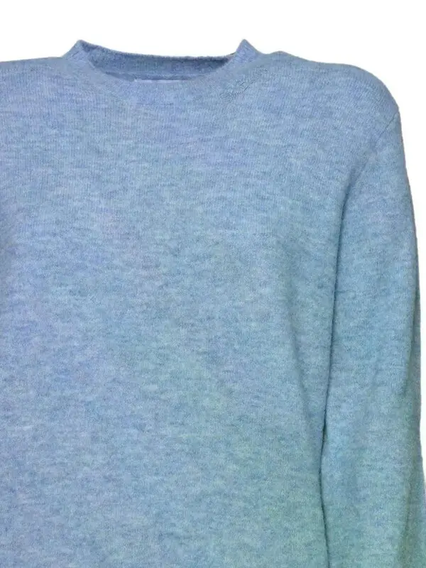 MC2 SAINT BARTH Logo-embroidered Ribbed-trim Sweater