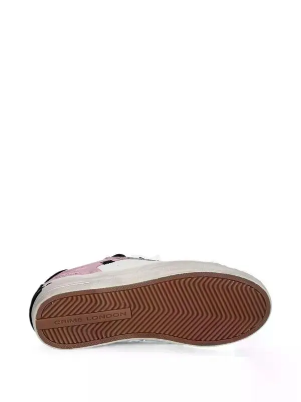 CRIME LONDON Sk8 Deluxe Glitter-embellished Sneakers