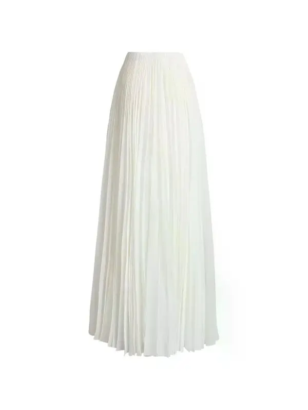 Ralph Lauren Niccola Pleated Maxi Skirt