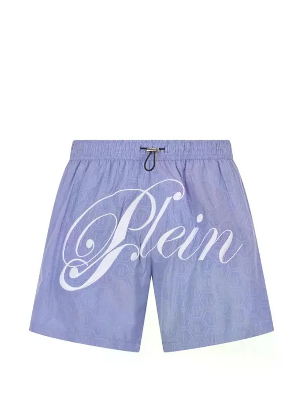 Philipp Plein Swimming Shorts Monogram Signature