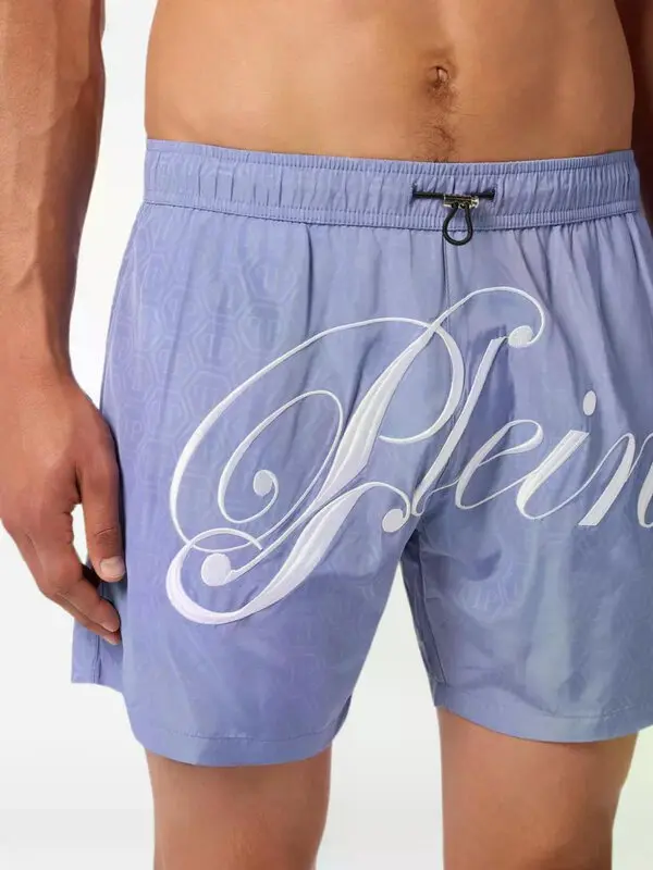 Philipp Plein Swimming Shorts Monogram Signature