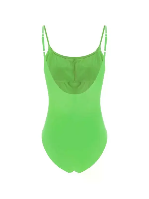 Polo Ralph Lauren Scoop Neck One Piece Swimsuit - Green