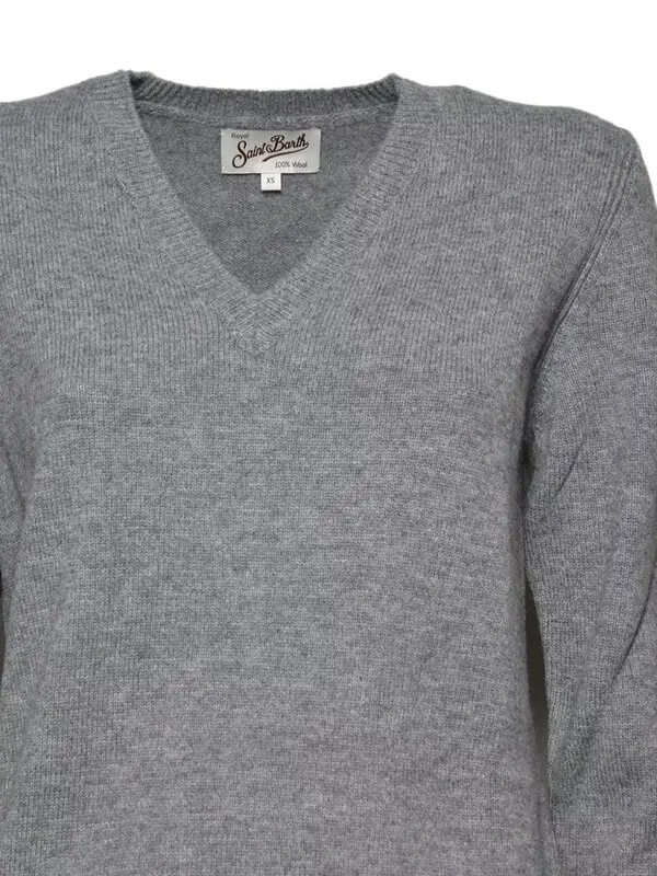 MC2 SAINT BARTH V-neck Knitted Sweater
