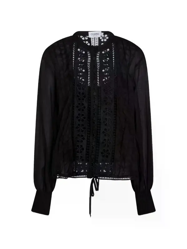 Charo Ruiz Ibiza Donnelie Long-sleeved Blouse - Black