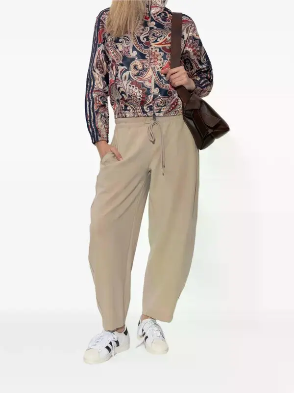 Adidas Paisley-print Stand-up Collar Jacket