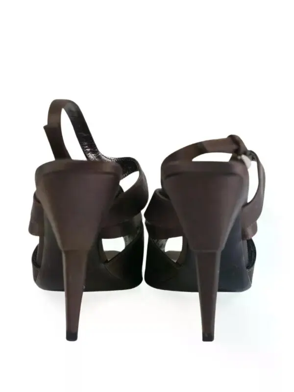 Prada Strappy Satin Sandals