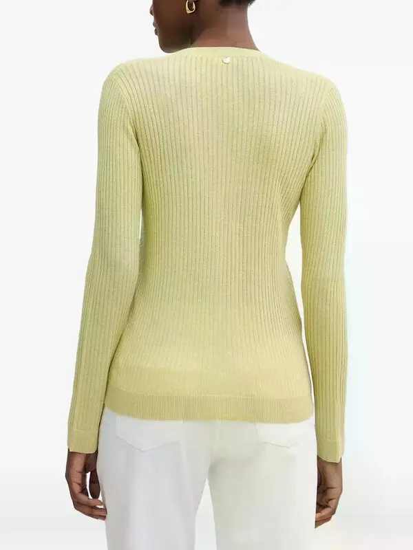 Liu Jo Cable-knit Ribbed Cardigan