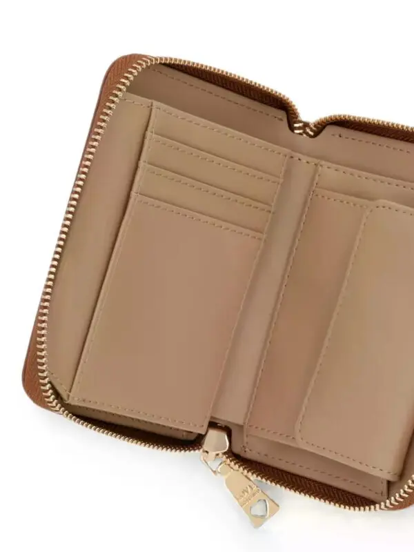 Moschino Logo-plaque Zip Wallet