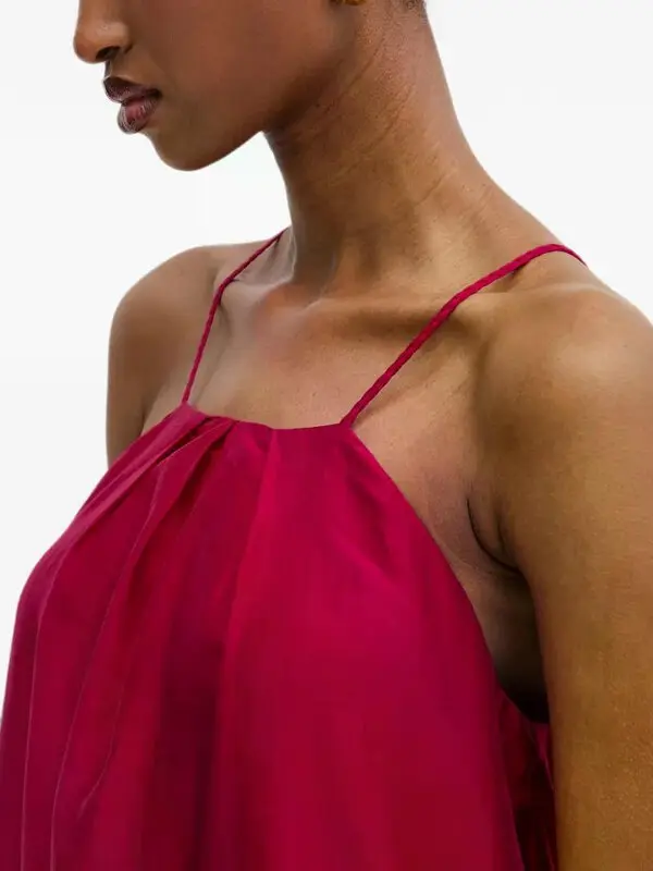 Liu Jo Pleated Ruffled Maxi Dress