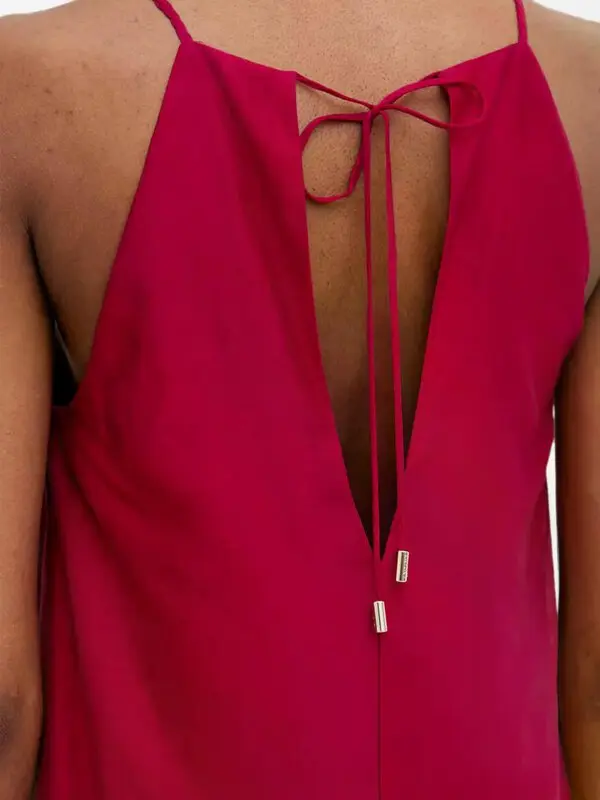 Liu Jo Pleated Ruffled Maxi Dress