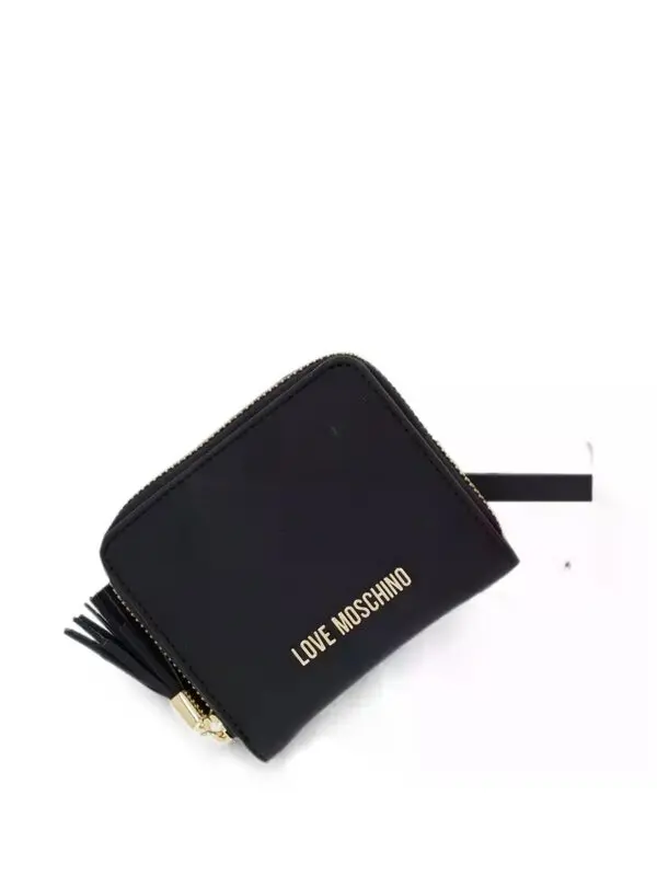 Moschino Logo-plaque Tassel-detail Wallet