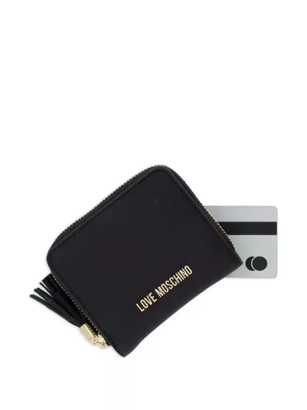 Moschino Logo-plaque Tassel-detail Wallet