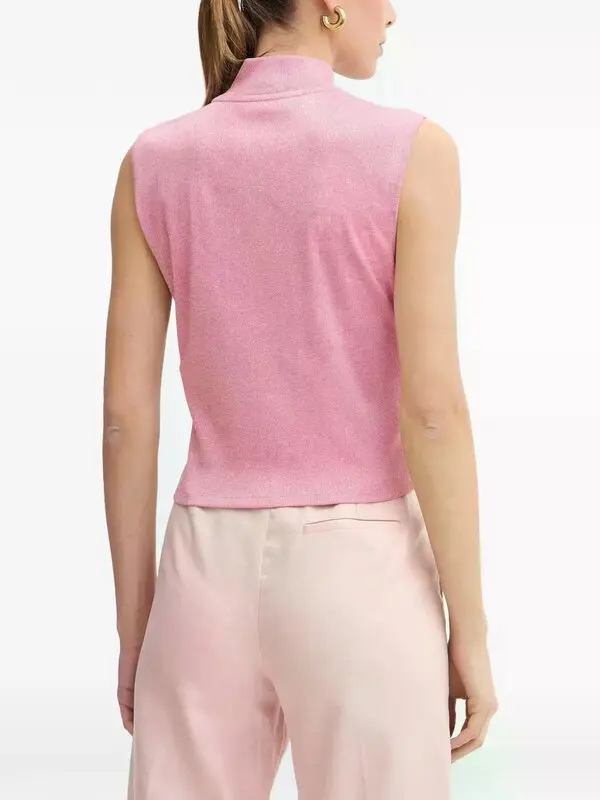 Liu Jo Quarter-zip Sleeveless Top