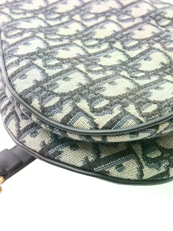 Dior Monogram Saddle Bag - Blue