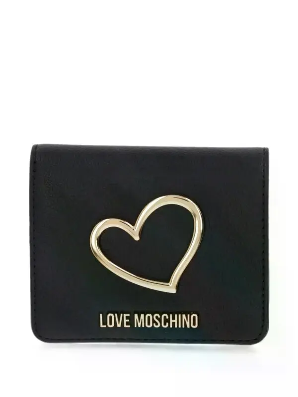 Moschino Heart-plaque Logo-lettering Wallet