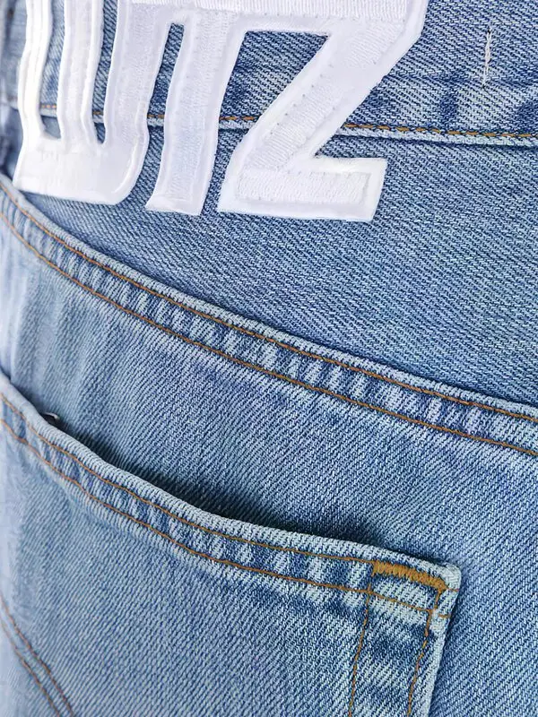 LUTZ HUELLE Asymmetric-hem Regular-fit Jeans