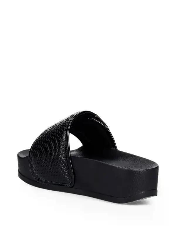 Liu Jo Woven-effect Platform Slides