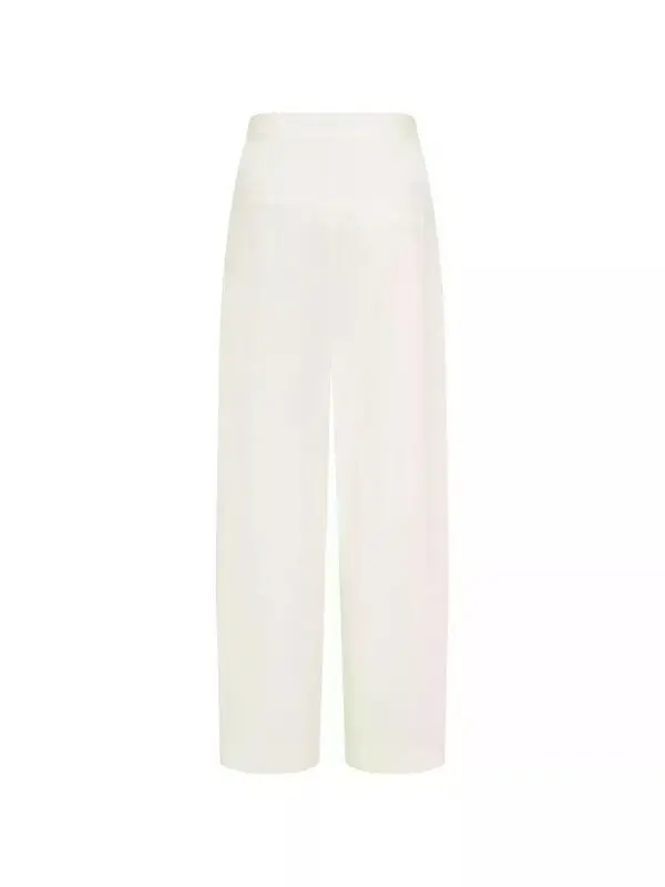 ST. AGNI Pleated Wide-leg Trousers