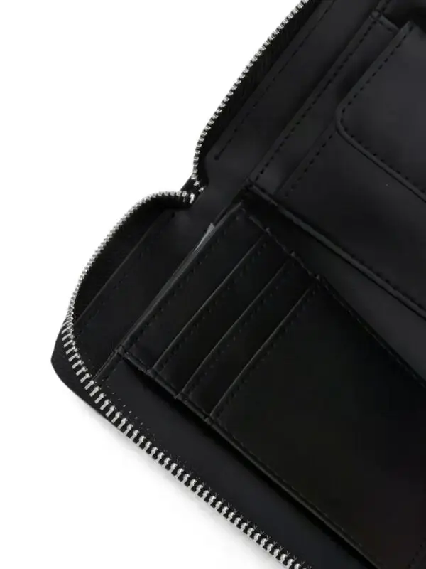 Moschino Logo-plaque Zip Wallet