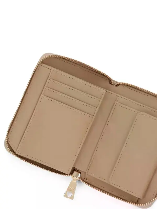Moschino Quilted Logo-plaque Wallet