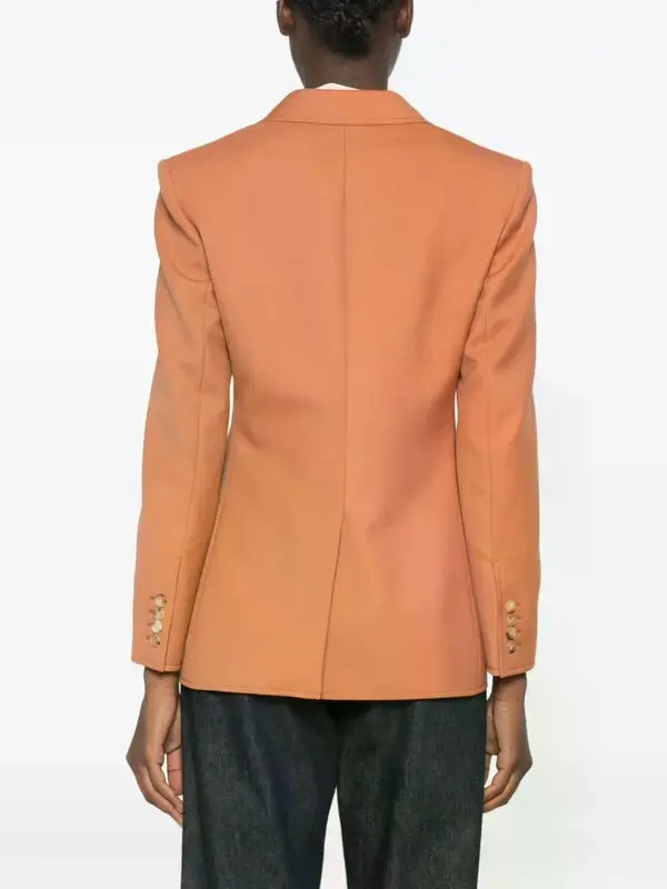 Chloé Peak Lapel Single-breasted Blazer - Orange