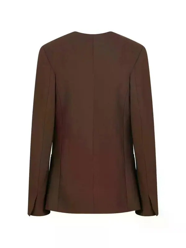 Loulou De Saison Collarless Double-breasted Jacket