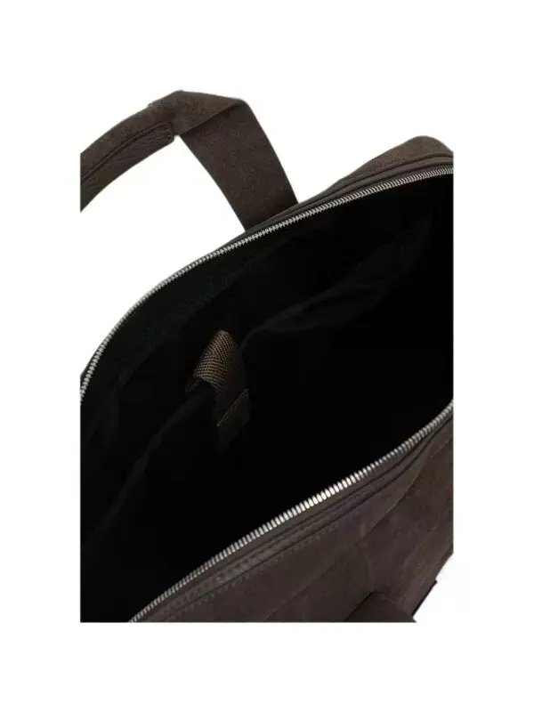 Marc O'polo Suede Logo-patch Briefcase