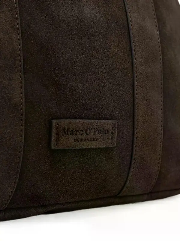 Marc O'polo Suede Logo-patch Briefcase