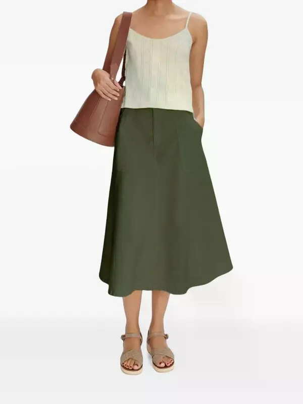 A.p.c. Patch-pocket A-line Midi Skirt
