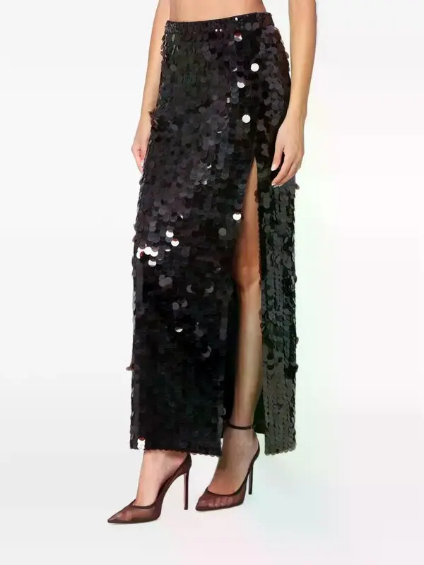 P.a.r.o.s.h Sequin-embellished Maxi Skirt