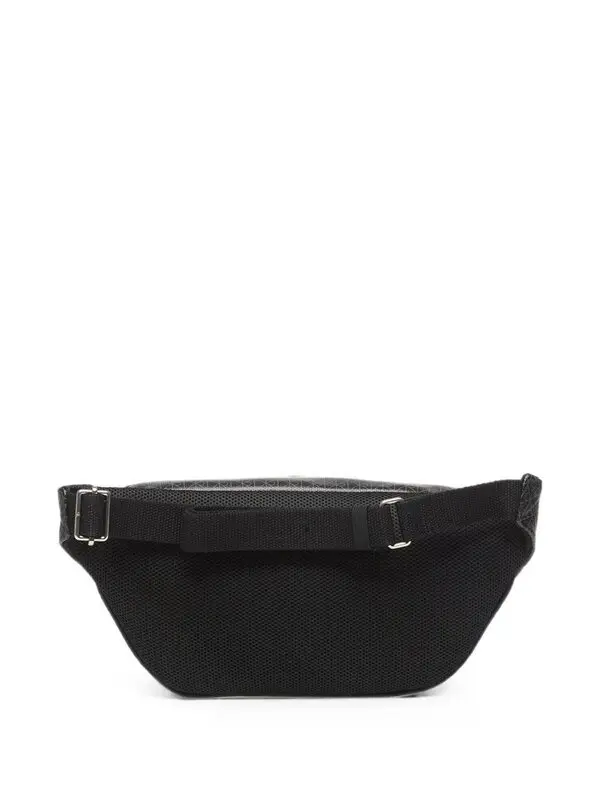 Calvin Klein Monogram Print Logo Plaque Belt Bag