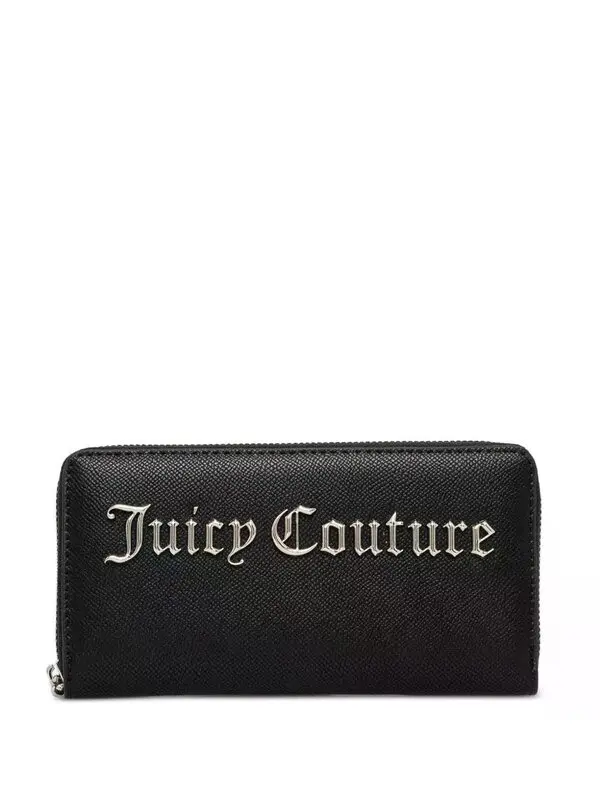 Juicy Couture Jasmine Logo-plaque Zip-around Wallet - Black
