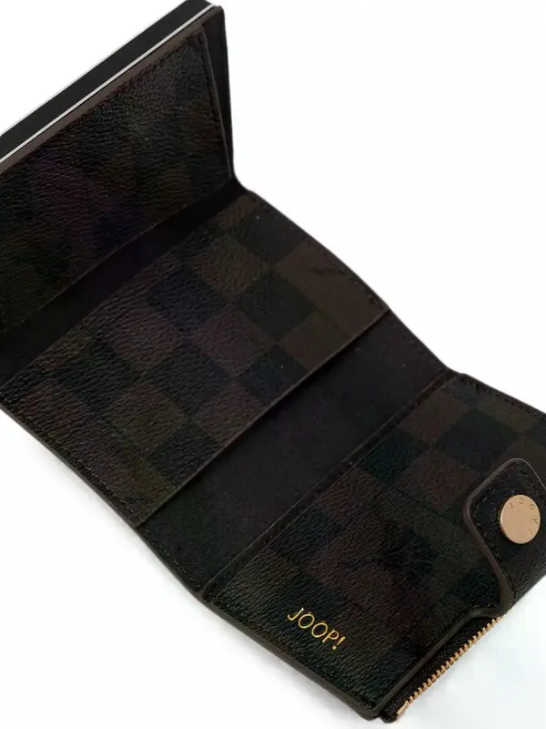 JOOP! Cortina Piazza Check-pattern Zip-around Wallet