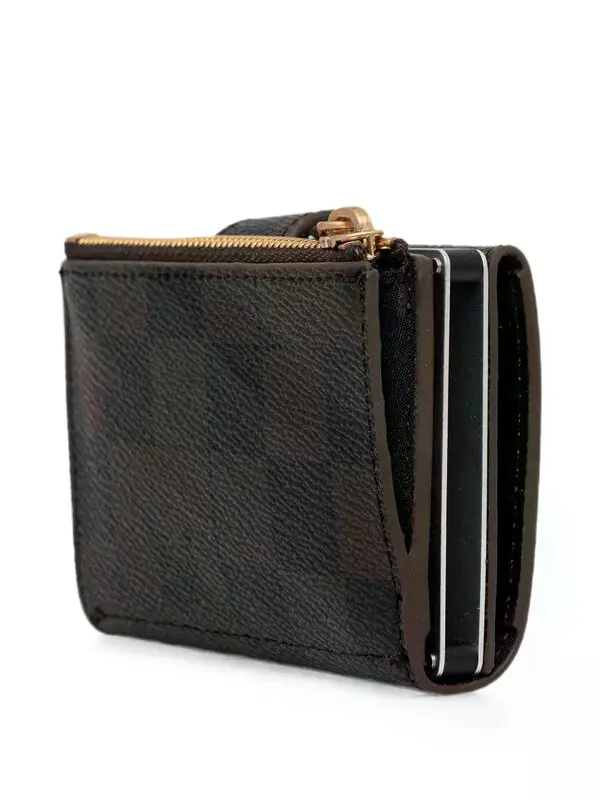 JOOP! Cortina Piazza Check-pattern Zip-around Wallet - Brown