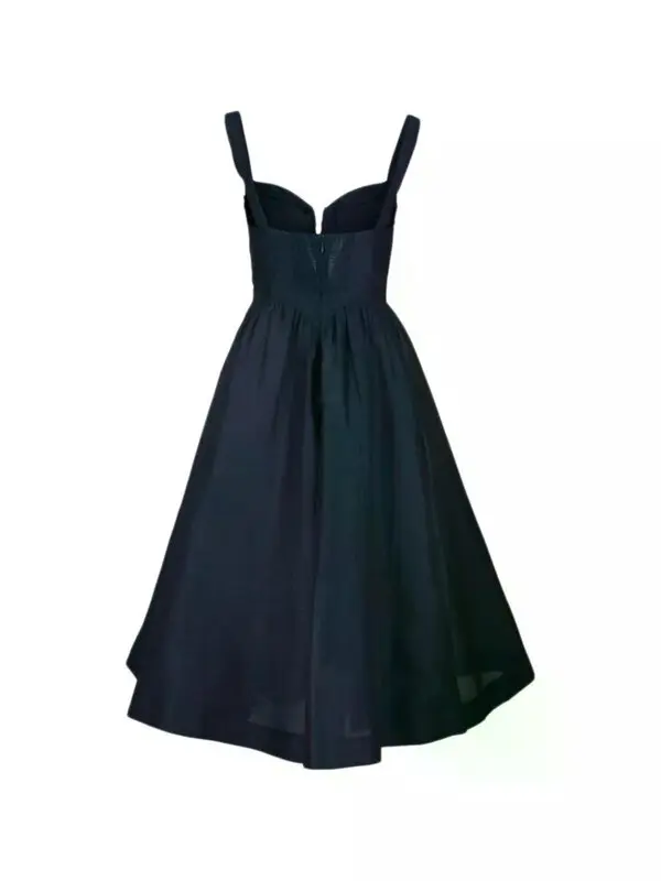 Zimmermann Rebellion Sweetheart-neck Midi Dress
