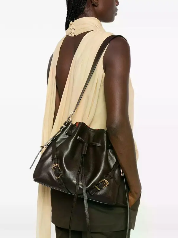 Givenchy Small Voyou Leather Bucket Bag