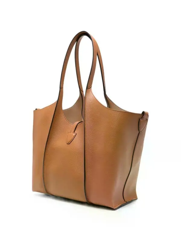TOD'S T Timeless Leather Tote Bag