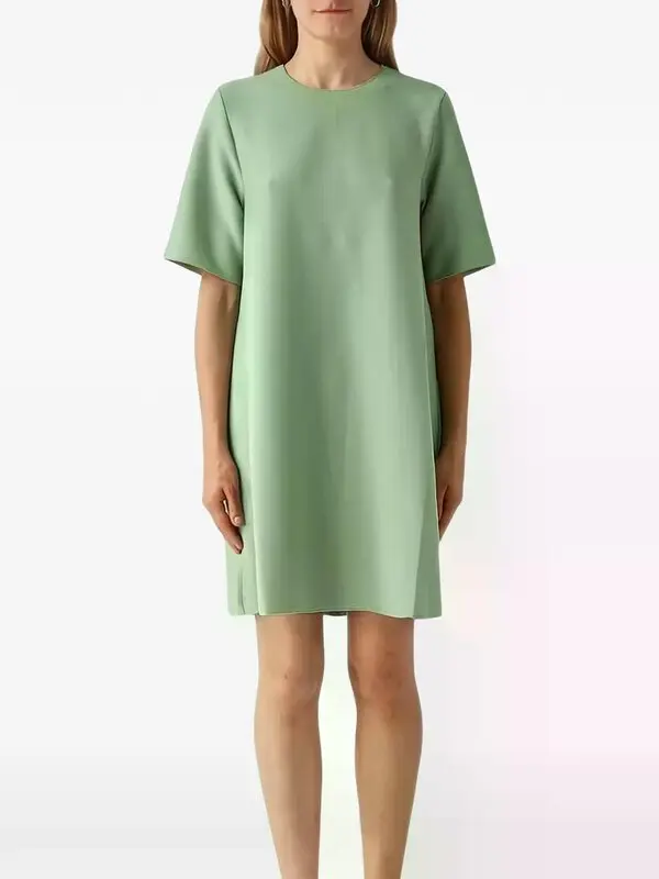 Max Mara Textured Flared Mini Dress