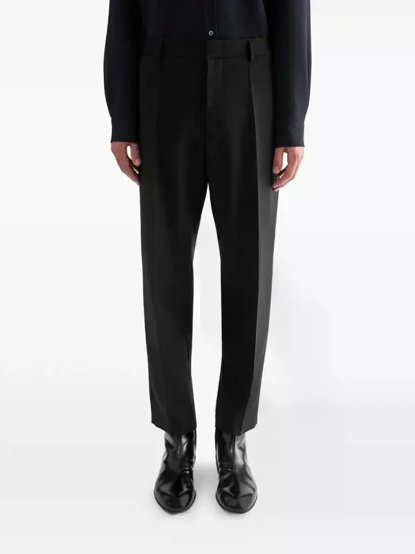 JIL SANDER Tapered Cropped-leg Trousers