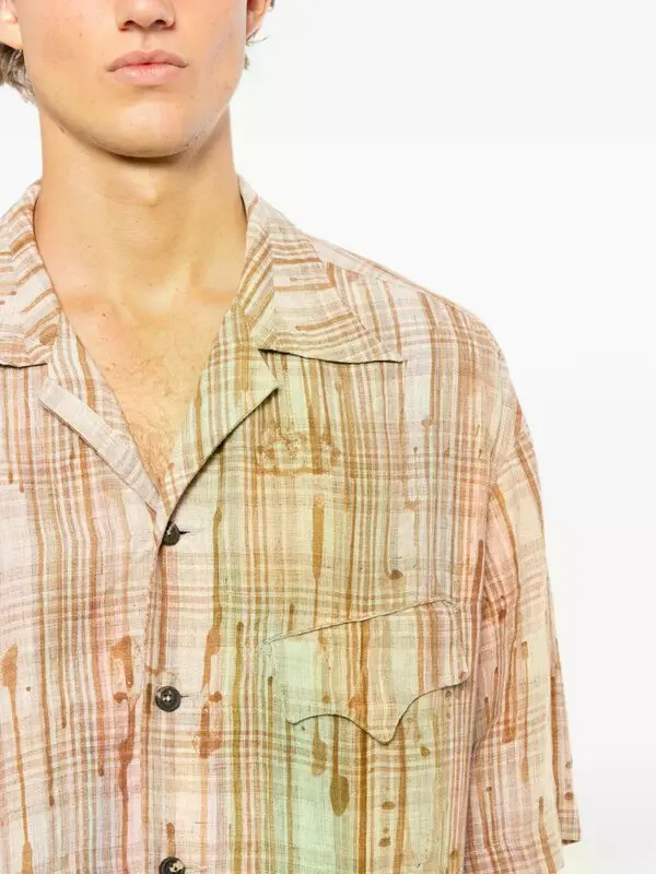 ZIGGY CHEN All-over Graphic-print Shirt