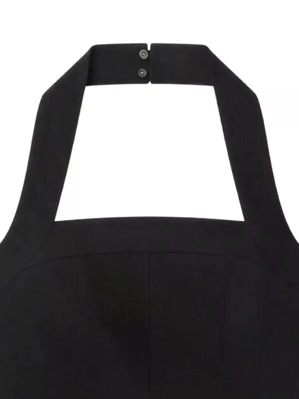 A.L.C. Lori Halterneck Top Cropped Square Neck - Black