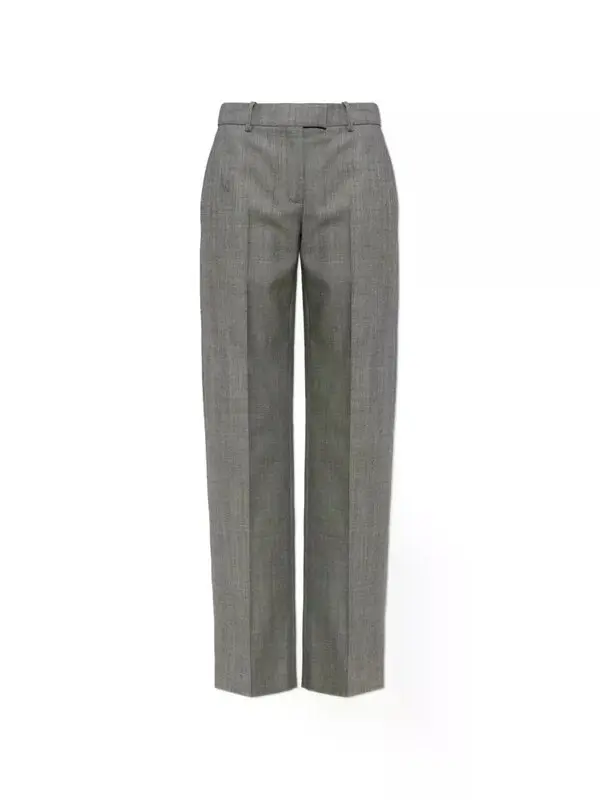 Alexander McQueen Pressed-crease Trousers