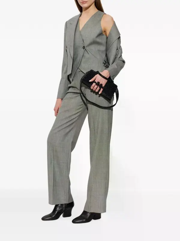 Alexander McQueen Pressed-crease Trousers