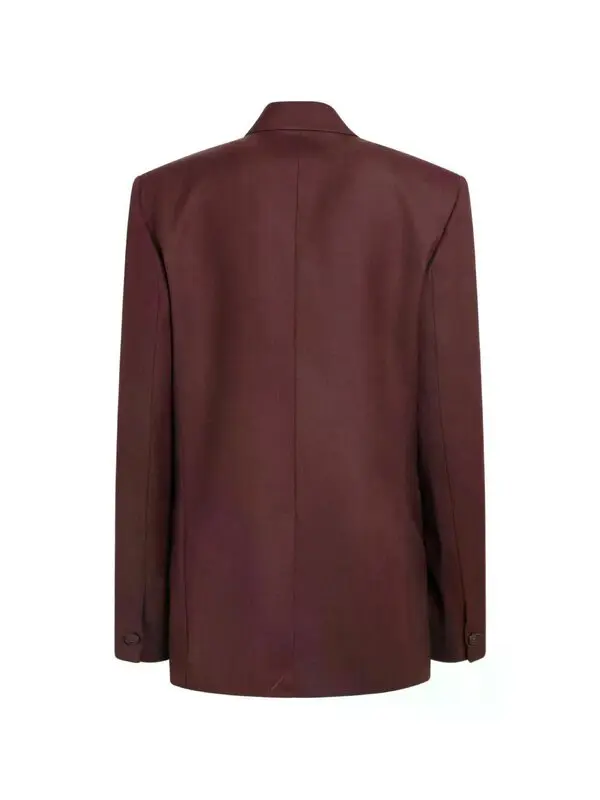 THE FRANKIE SHOP Double-breasted Blazer - Red