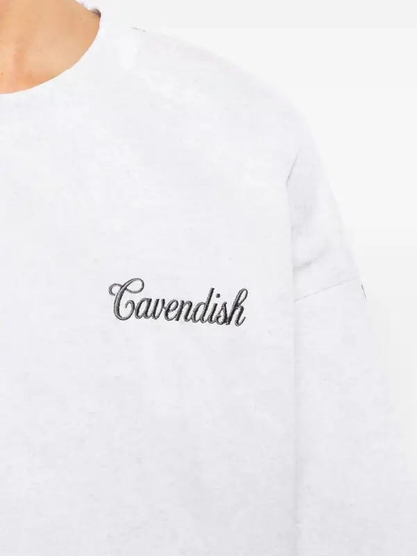 CAVENDISH Logo-embroidered Crewneck Sweatshirt