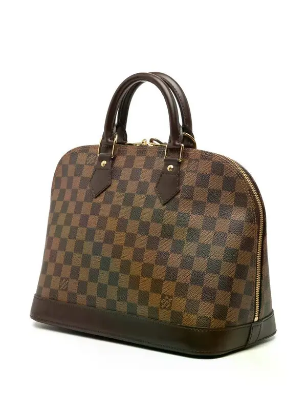 LOUIS VUITTON 2006 Damier Ebene Alma Pm Handbag