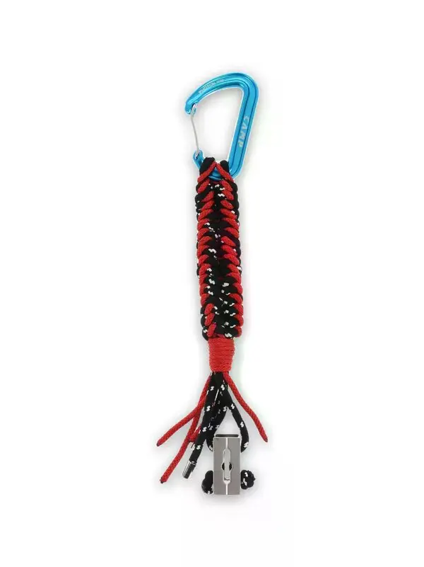 Dsquared2 Braided Carabiner Keyring - Red