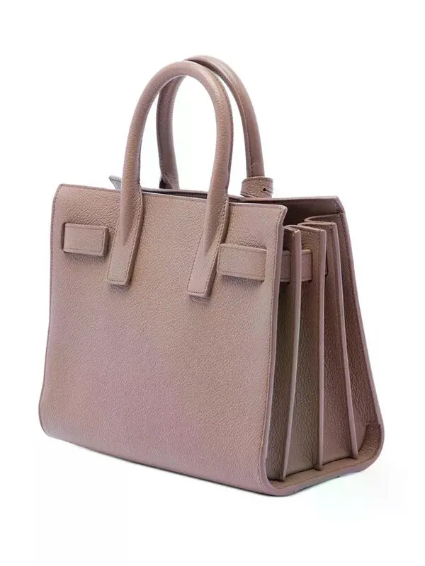 Saint Laurent 2016 Nano Grained Leather Sac De Jour Satchel