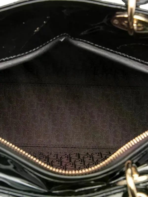 Dior Patent Cannage Lady Satchel