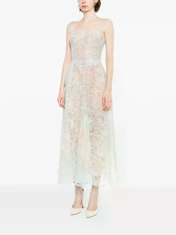 MONTSAND Floral-lace Midi Dress